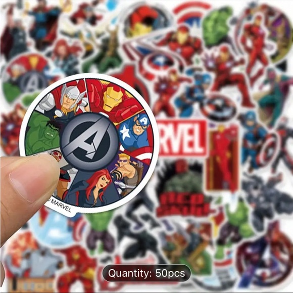 Marvel | Design | Nip 5 Marvel Avengers Sticker Set | Poshmark